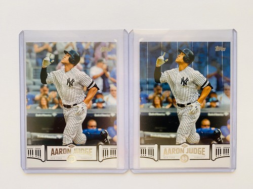 2018 Topps Series 2 Aaron Judge Highlights #AJ-22 + BLUE #AJ-22 Yankees ...