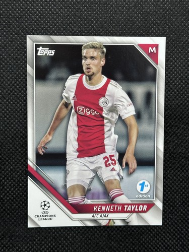 2021-22 Topps UEFA Champions League 1st Edition Kenneth Taylor Ajax #5 ...