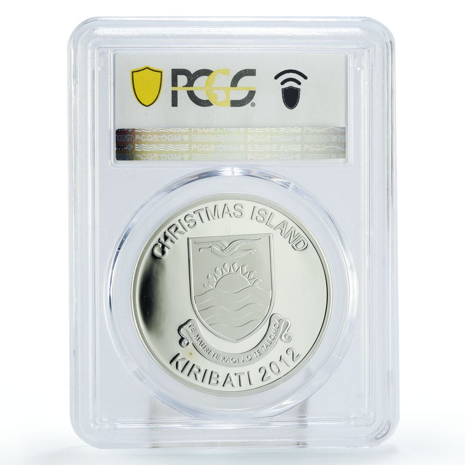 Kiribati 5 dollars Christmas Rednosed Reindeer Rudolph PR69 PCGS Ag ...