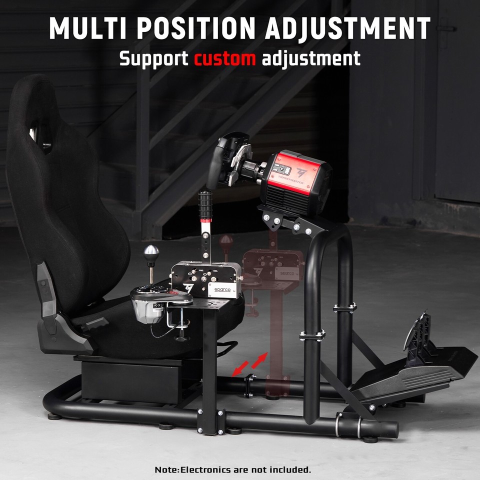Dardoo Racing Simulator Cockpit With Seat Fit Logitech G29 Thrustmaster ...