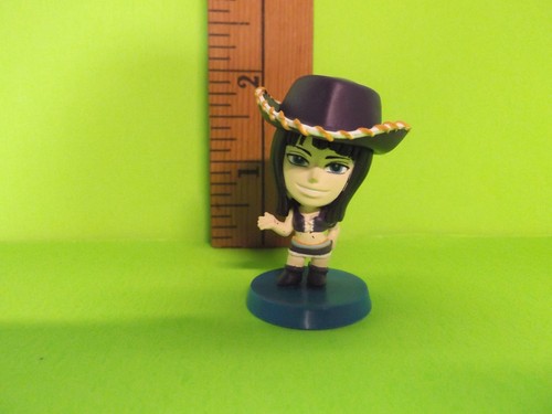 One Piece Nico Robin 2"in Figure Dressed in Cute Purple Cowboy Hat and ...