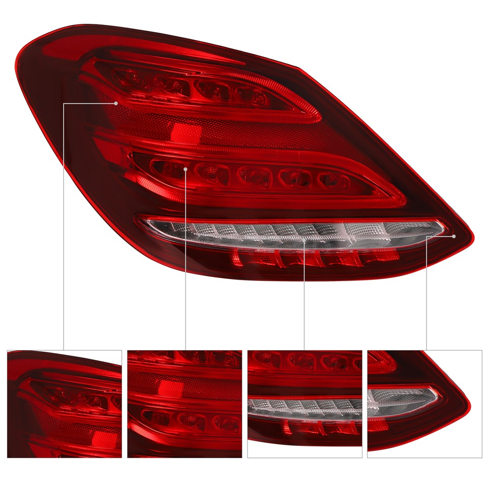 Rear Tail Light for Mercedes-Benz C-class W205 2015-2018 Left Driver ...