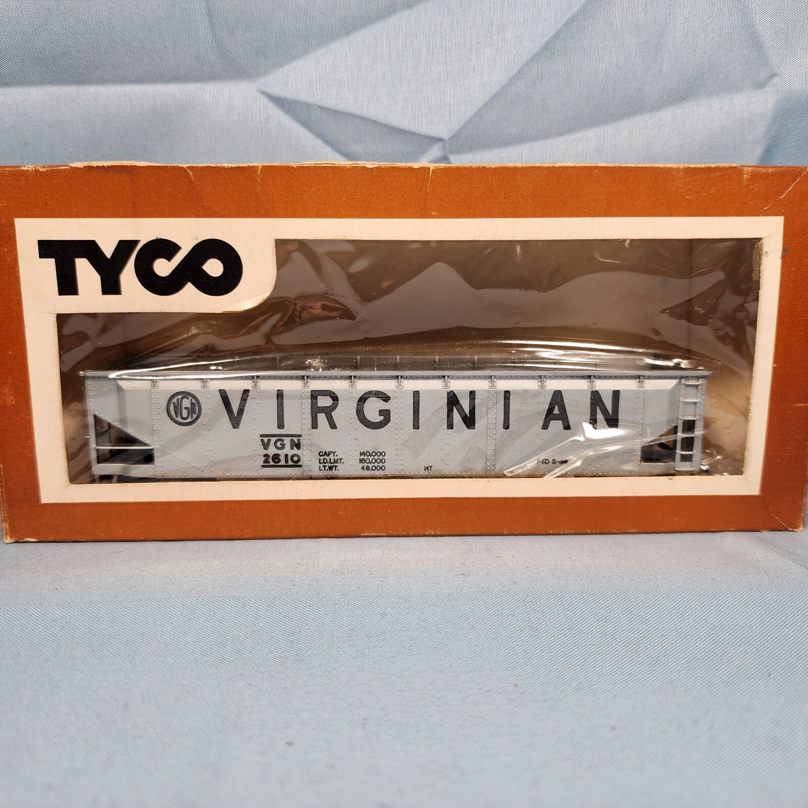 TYCO Virginian Hopper Car Non-Operating 344C:250 #2610 Model Train Car ...