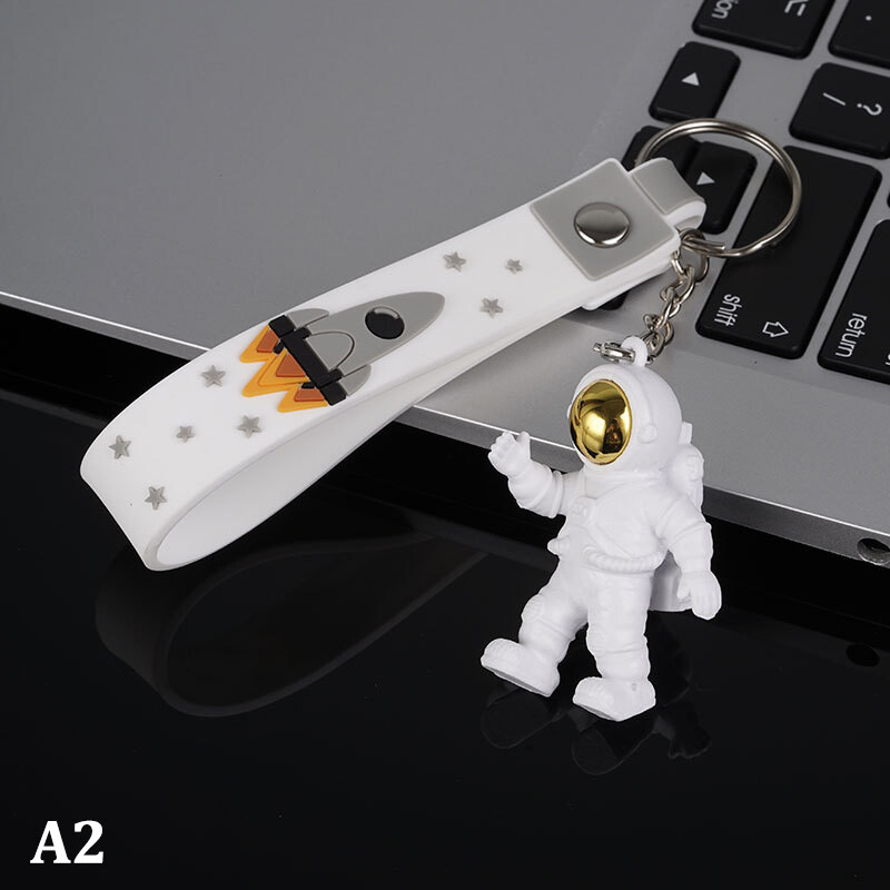 New Astronaut Decor Action Figures And Moon Keychain Resin Astronaut ...