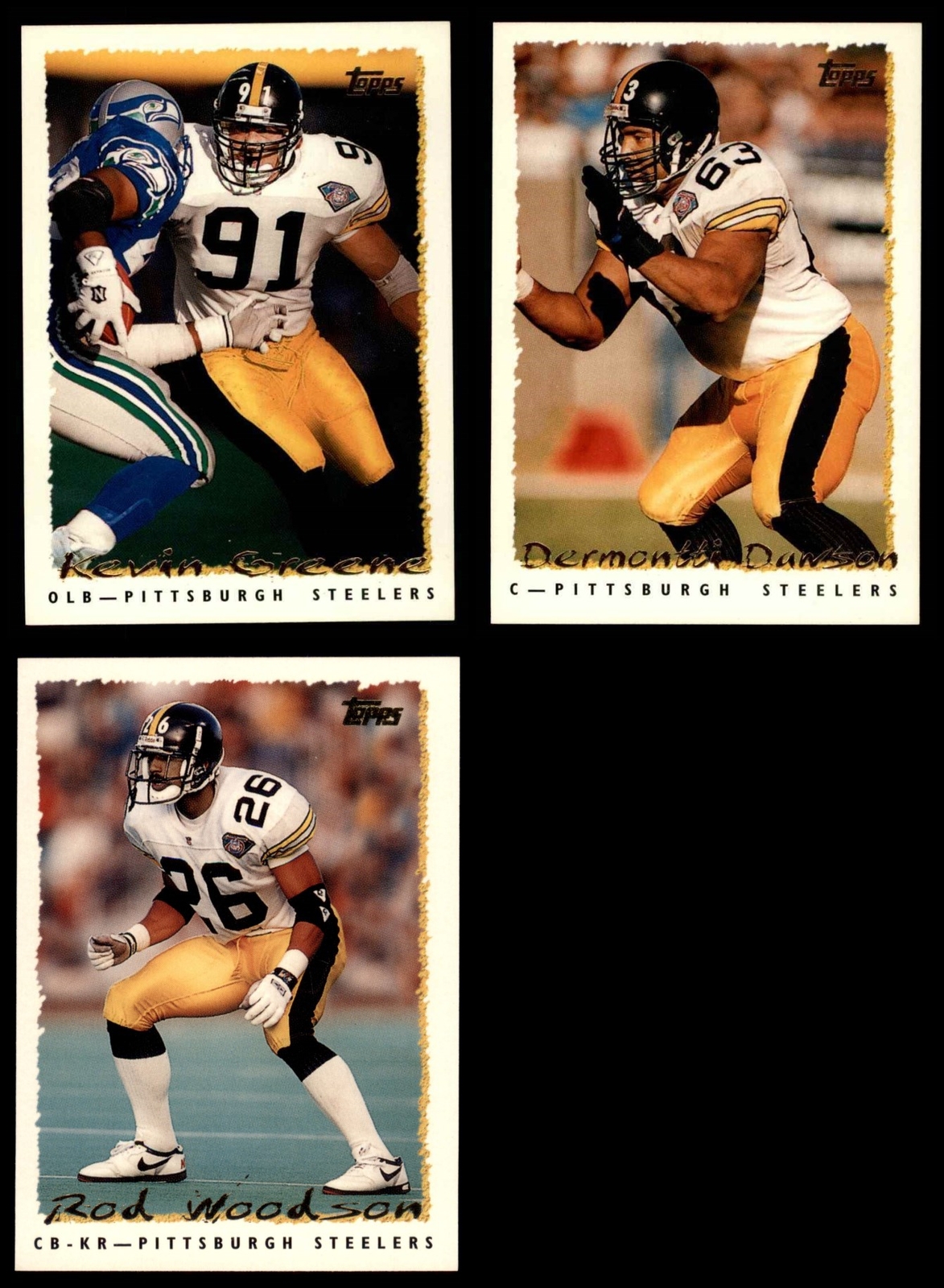 1995 Topps Pittsburgh Steelers Almost Complete Team Set 8 - NM/MT | eBay