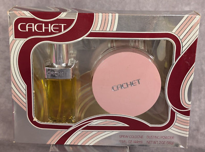 Vintage Cachet Spray Cologne & Dusting Powder Gift Set Prince ...