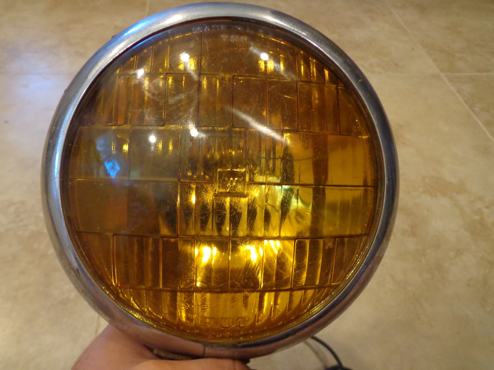 Appleton Fog Light 146 Vintage Antique Automobile Accessory Amber Fog ...