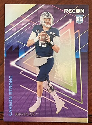 CARSON STRONG 2022 Panini Chronicles Draft Picks Recon #21 RC Nevada ...