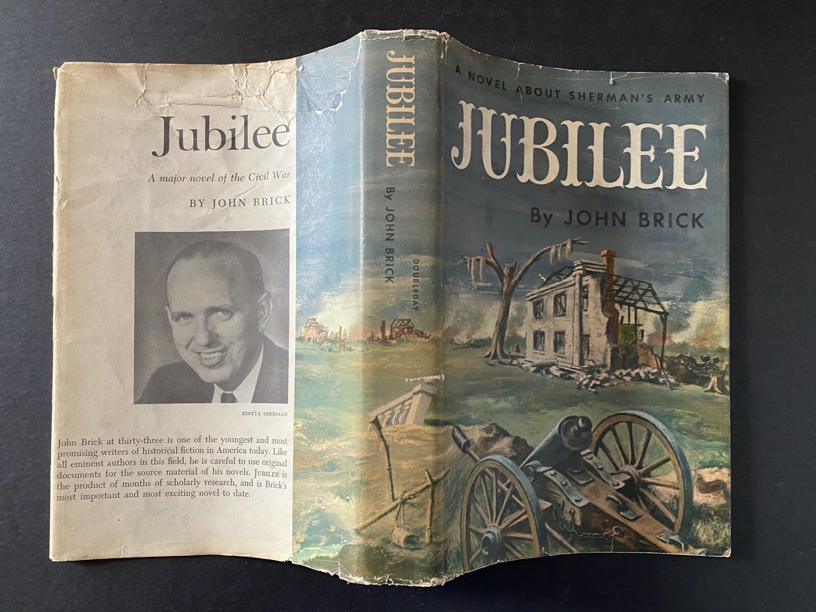 Jubilee, by John Brick - 1956 - Signed, 1st Ed Vintage Hardcover Book ...