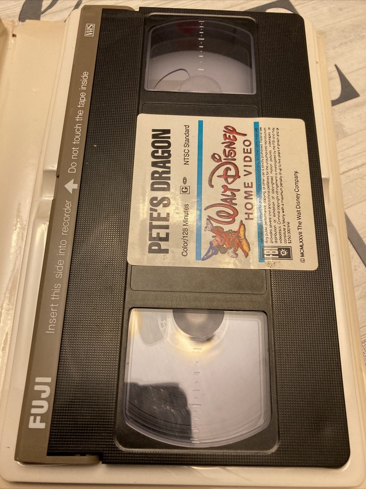 Pete's Dragon (VHS, 1977) Vintage Walt Disney Home Video #010 - Rare ...
