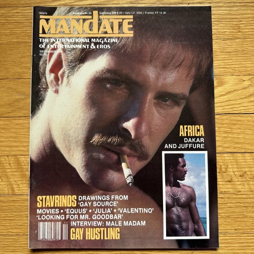 MANDATE Magazine December 1977 Vol. 3 No. 32 Cover Gay Interest UNREAD ...