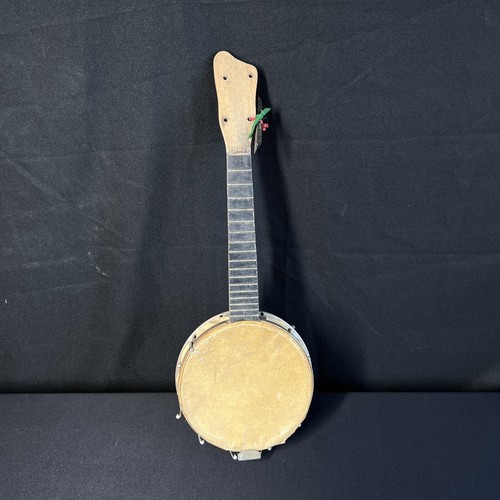 Vintage Maxitone U King RARE Metal Pot Banjo Ukulele Uke 1930s | eBay