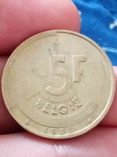 BELGIUM 5 FRANC 1986 5F Belgique Belgie coin FREE UK POST Kayihan coins ...