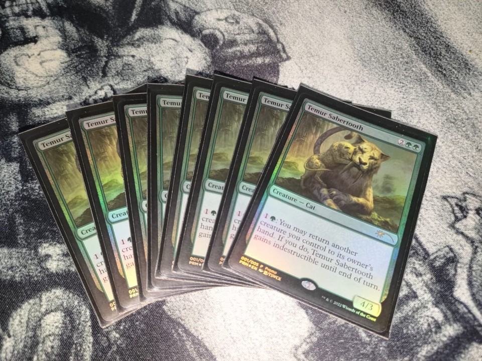 MTG Foil Temur Sabertooth Year of the Tiger APAC League Promo NM ...