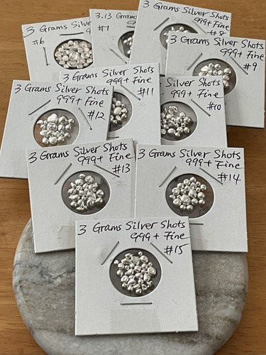 32 Grams .999 Fine Silver Shots Bullion - Lot #1 | eBay