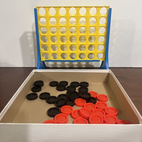 VTG Milton Bradley Connect Four 4 Board Game Vertical Checkers 1998 ...