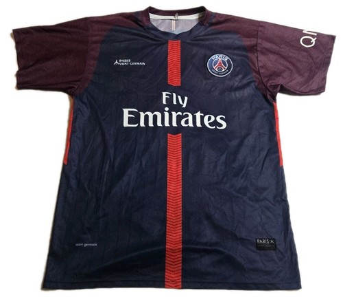 PSG Paris Saint-Germain Neymar Jr #10 Fly Emirates Soccer Jersey Men’s ...
