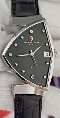 RARE Vintage ORIENT CALENDAR AAA ASYMMETRIC MANUAL WINDING JAPAN | eBay