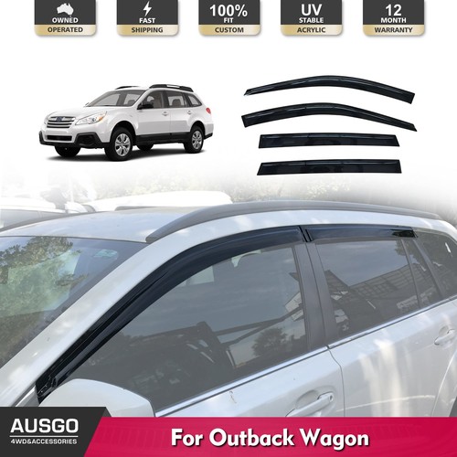AUSGO Weather Shields for Subaru Outback 4GEN Wagon 2009-2014 Window ...
