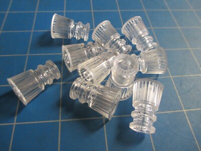 Lot of 10 Pinball Machine Plastic Translucent Double Star Posts 1-1/16 ...