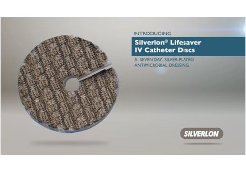 *10-Pack* Silverlon Lifesaver Ag Antimicrobial Silver Catheter Dressing ...