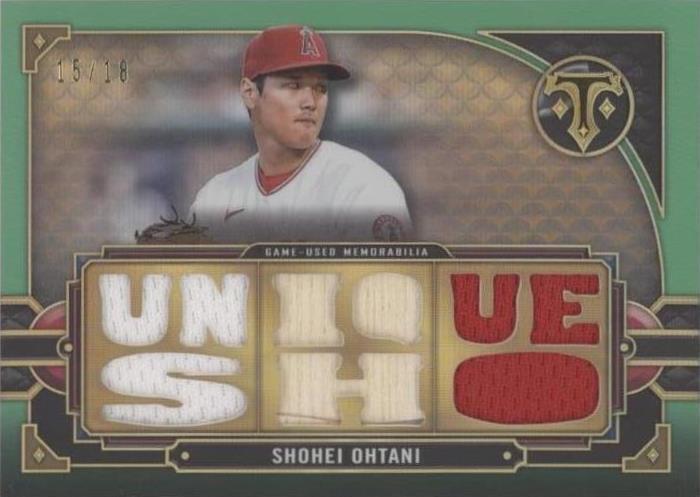 2022 Topps Triple Threads - Triple Threads Relics Shohei Ohtani #TTR ...