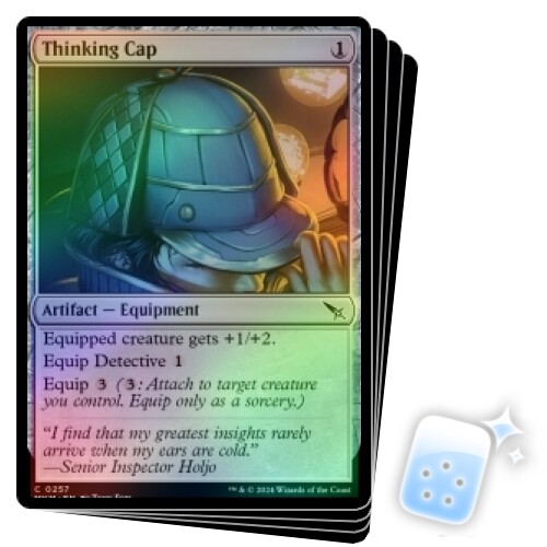 FOIL THINKING CAP X4 Murders At Karlov Manor MKM Magic MTG MINT CARD | eBay