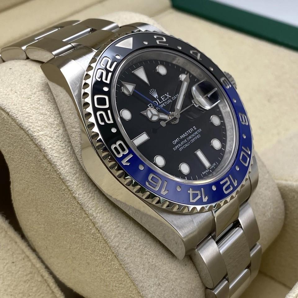 Rolex GMT-Master II Batman 116710BLNR Steel Ceramic Black Dial Watch ...