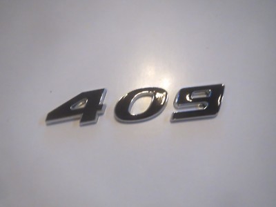 CHEVROLET 409 ENGINE ID HOOD SCOOP QUARTER TRUNK FENDER EMBLEM - BLACK ...