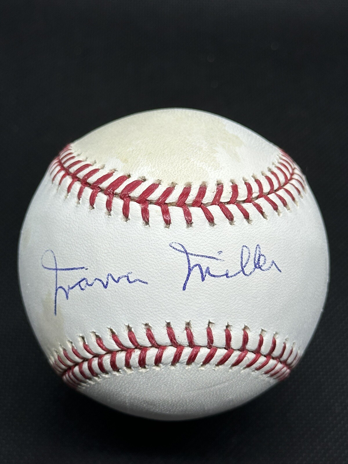 Marvin Miller Signed Baseball MLB Executive Hall of Fame MLBPA Director ...