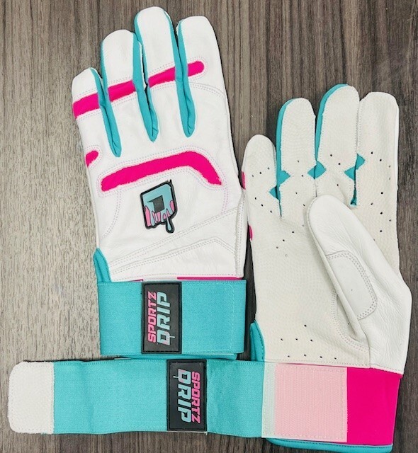 NEW Sportz Drip Youth Small/Medium Premium Pro Cuff Batting Gloves ...