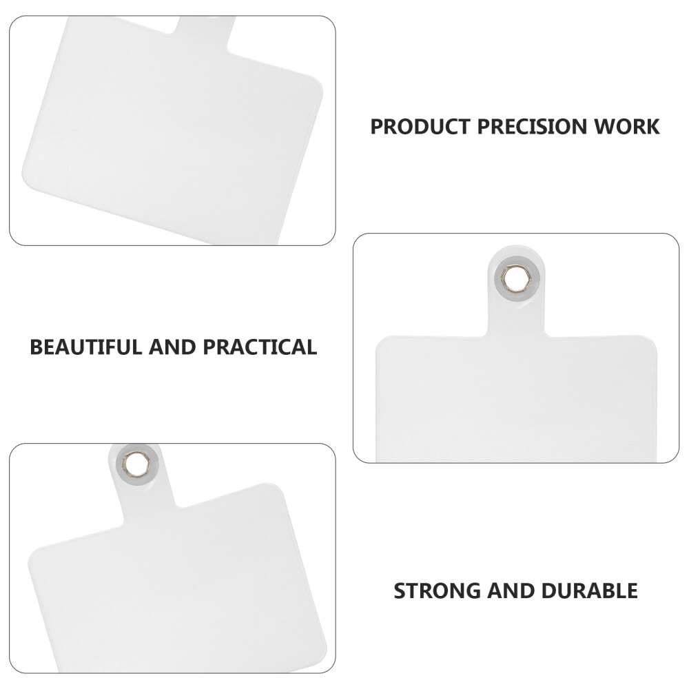 10 Pcs Card Gasket Lanyard Patch Universal Tether Labels Belt | eBay