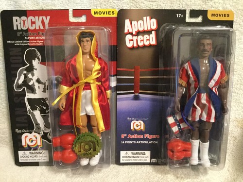 Retro Mego Rocky 2806 & Apollo Creed Combo Mint on Card See Photos Carl ...