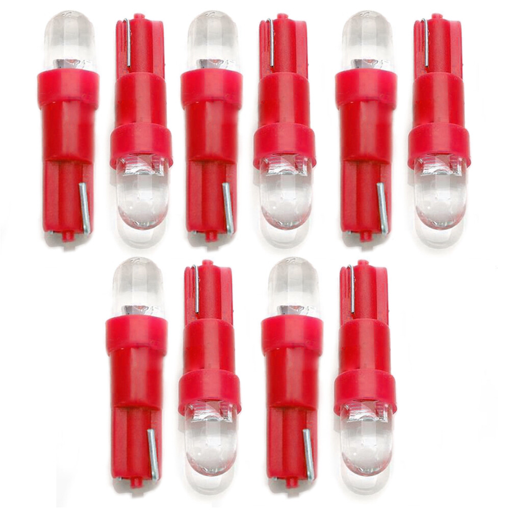 Red Accessories T5 LED Car Dash Lights Instrument Cluster Gauge Panel ...