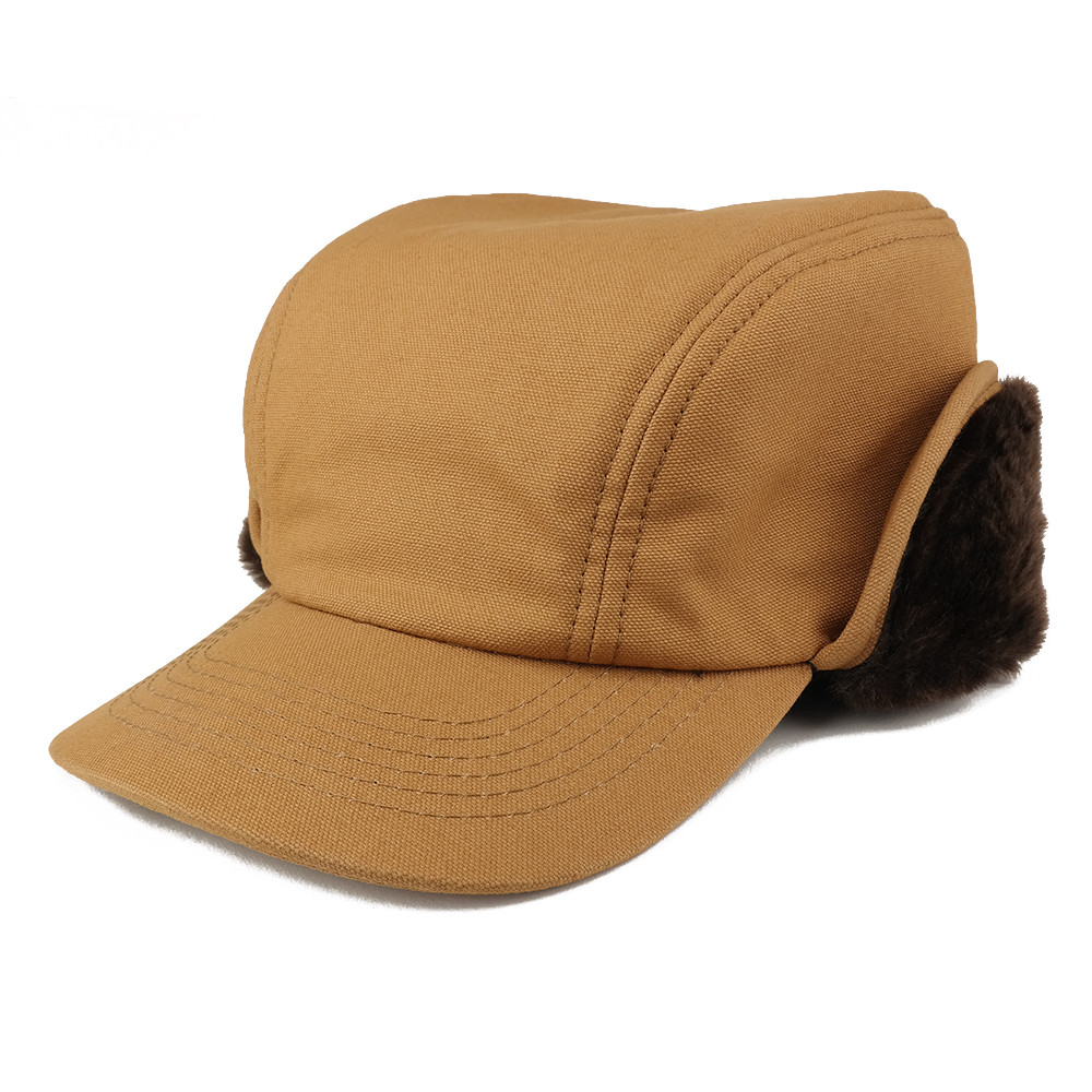 Men's Duck Work Superior Cotton Winter Ball Cap With Earflap - FREE ...