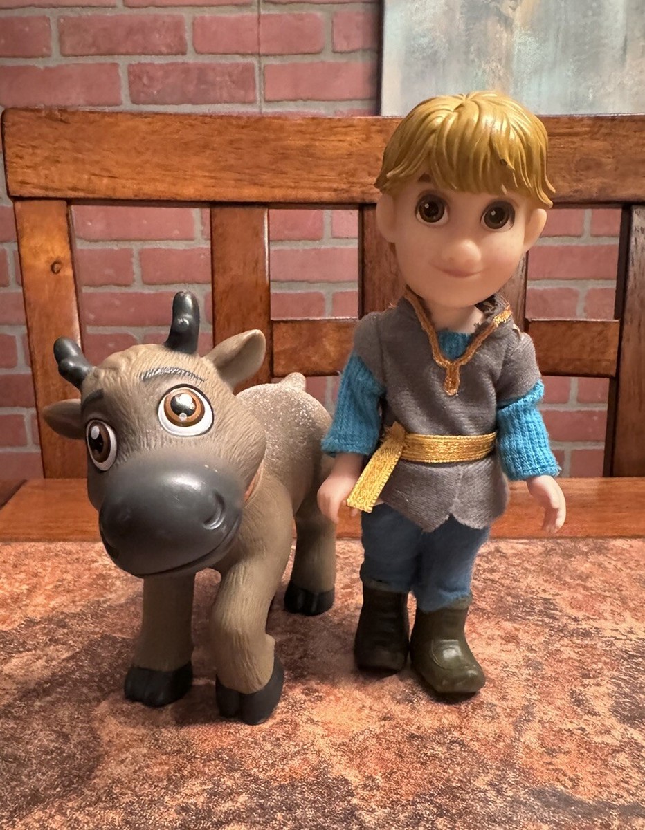Frozen Young Kristoff And Sven Disney Frozen Little Kingdom Figure