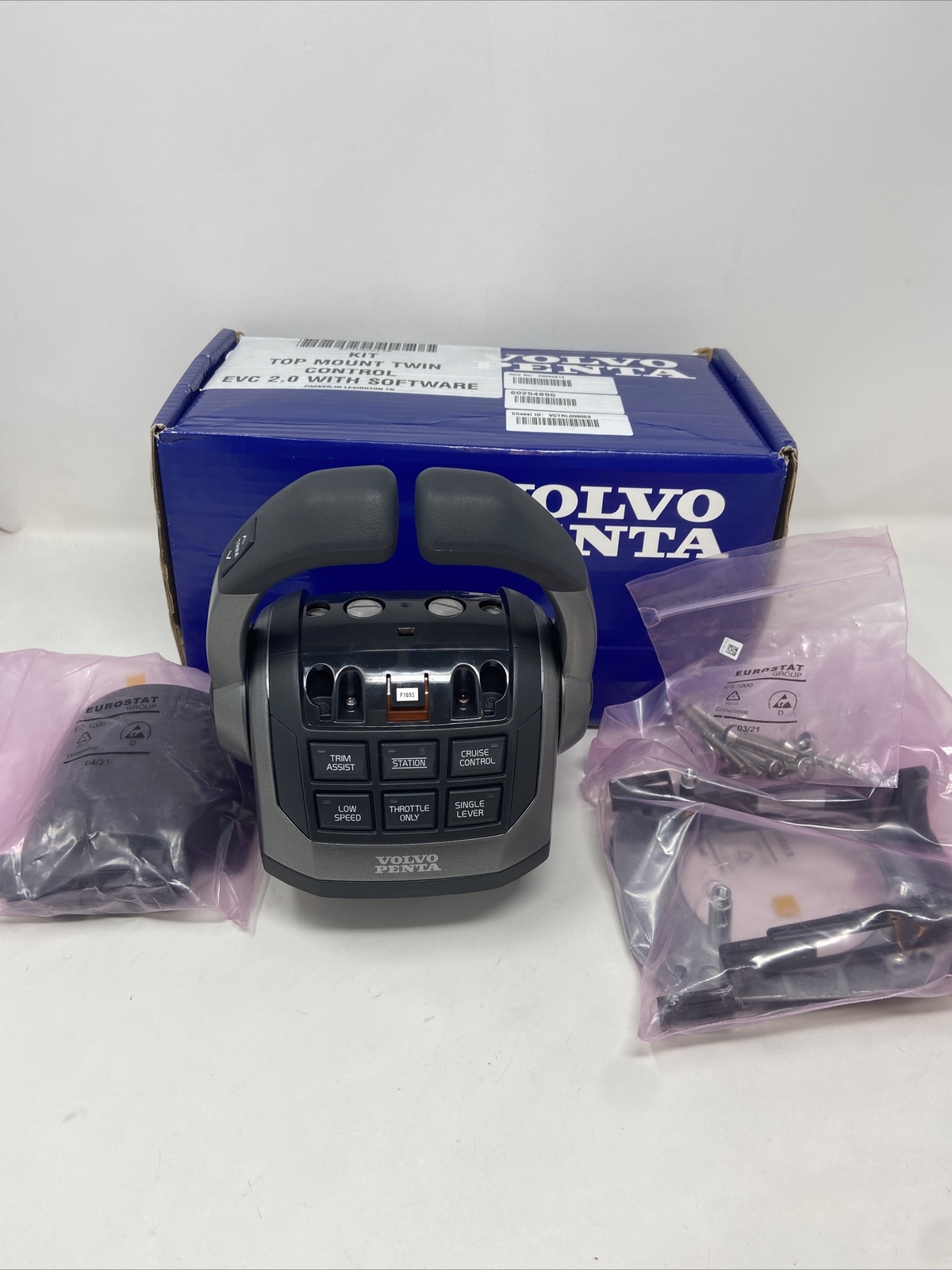 Volvo Penta Boat Top Mount Twin Lever Control EVC 2.0 P/N 23282613 for ...