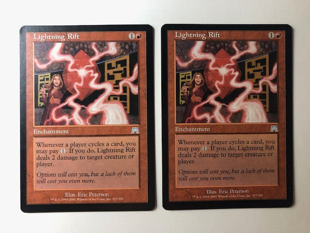 2x Lightning Rift Onslaught LP Condition Magic Cards, FREE SHIPPING | eBay