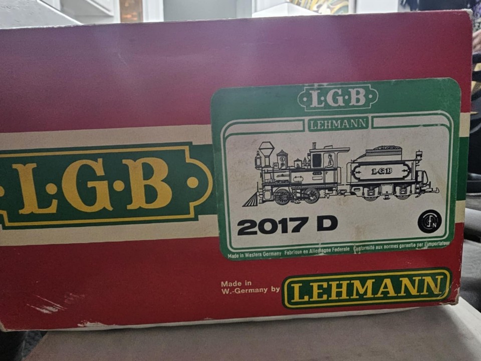 LGB G SCALE SIERRA RAILWAY 2017D STEAM LOCOMOTIVE W/TENDER MOTORIZED ...