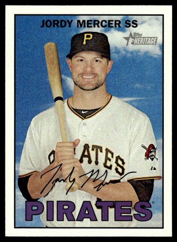 Jordy Mercer 2016 Topps Heritage #395 Pittsburgh Pirates 26755 Baseball ...