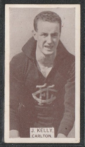 W.D & H.O.Will's - VFL Footballers 1933 #66 J.Kelly - Carlton FC | eBay ...