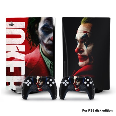 Rot Joker PS5 Konsole Controller Skin Sticker Decal Aufkleber Wrap ...