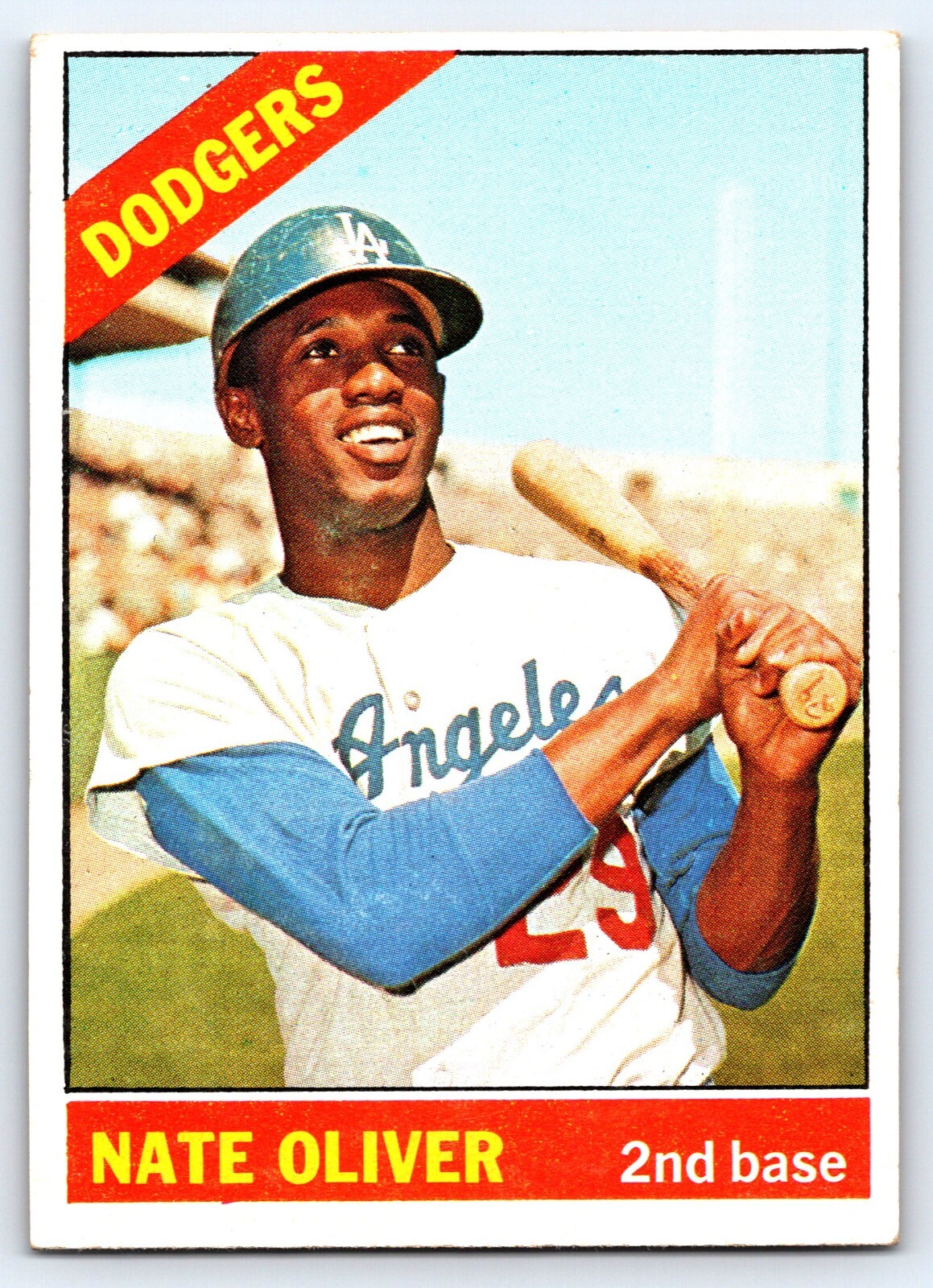 1966 Topps #364 Nate Oliver EX-NM Los Angeles Dodgers | eBay