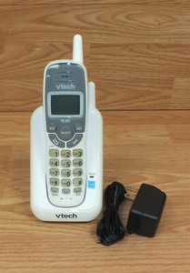 VTech 5.8GHz (CS5211) White Single-Line Cordless Energy Star Handset ...