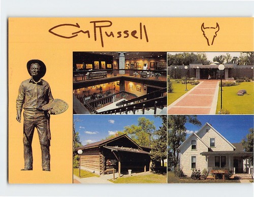 Postcard The Charles M. Russell Museum Great Falls Montana USA | eBay