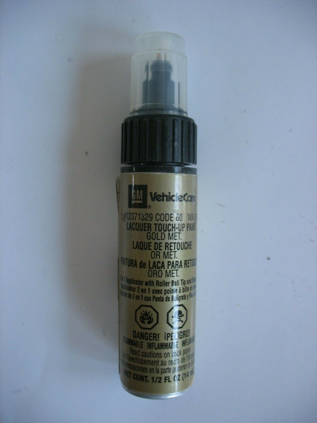 NOS GM Vehicle Care Lacquer touch-up paint Code 60 wa 398E GOLD ...