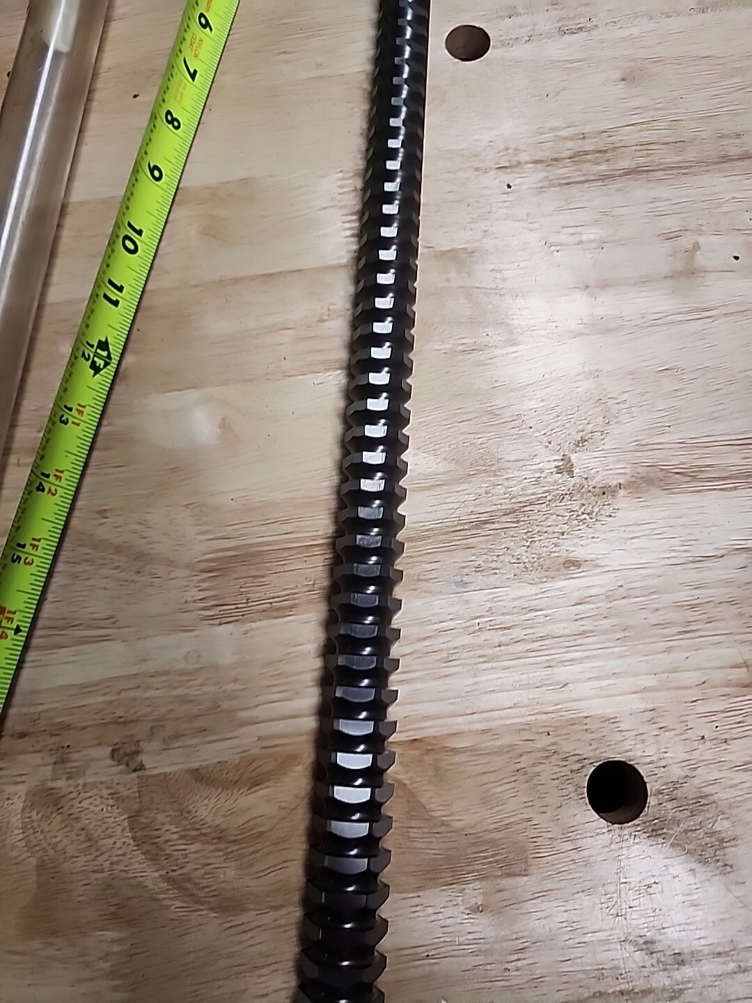 DUMONT 7/8 Inch HEX HEXAGON BROACH HS 7/8" PILOT 18 3/8" OAL .875" New ...