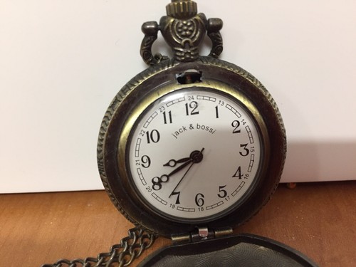 Jack& Bossi Pocket Watch Necklace Vintage / Antique Reduced now to just ...