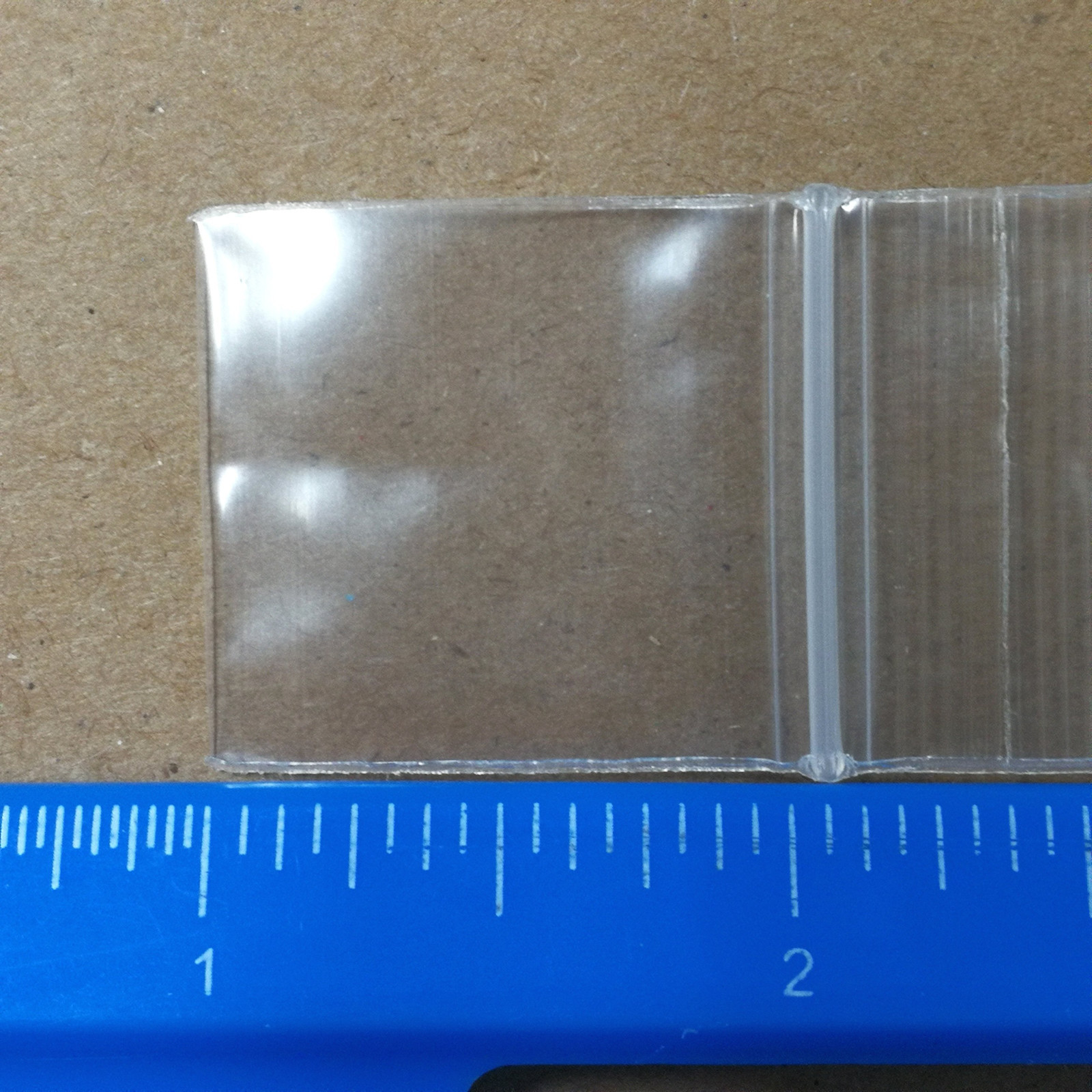 Apple Brand 1x1 2Mil Clear Reclosable Zipper Plastic Bags Baggies ...