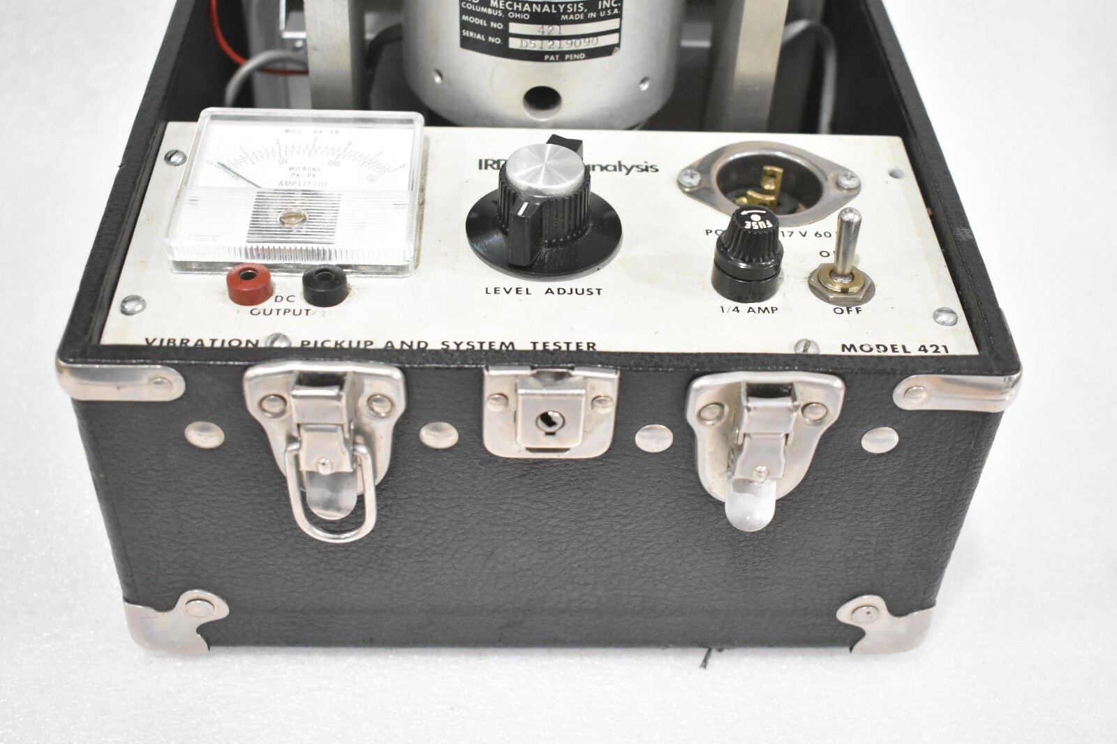 IRD Mechanalysis Model 421 Vibration Pickup and System Tester for sale ...
